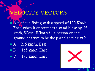 VELOCITY VECTORS